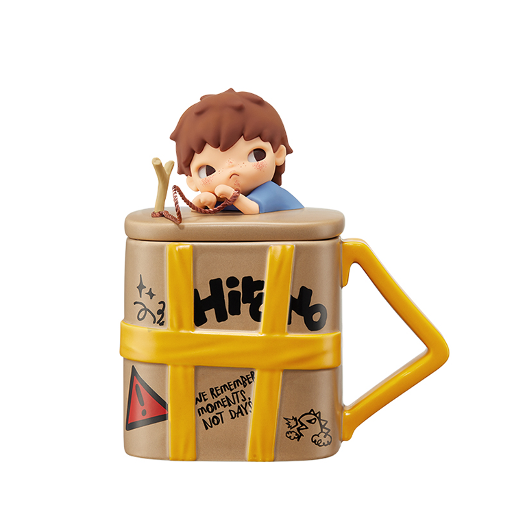 Кружка унисекс POP MART Hirono Echo Collection, 3D Effect Ceramic Cup
