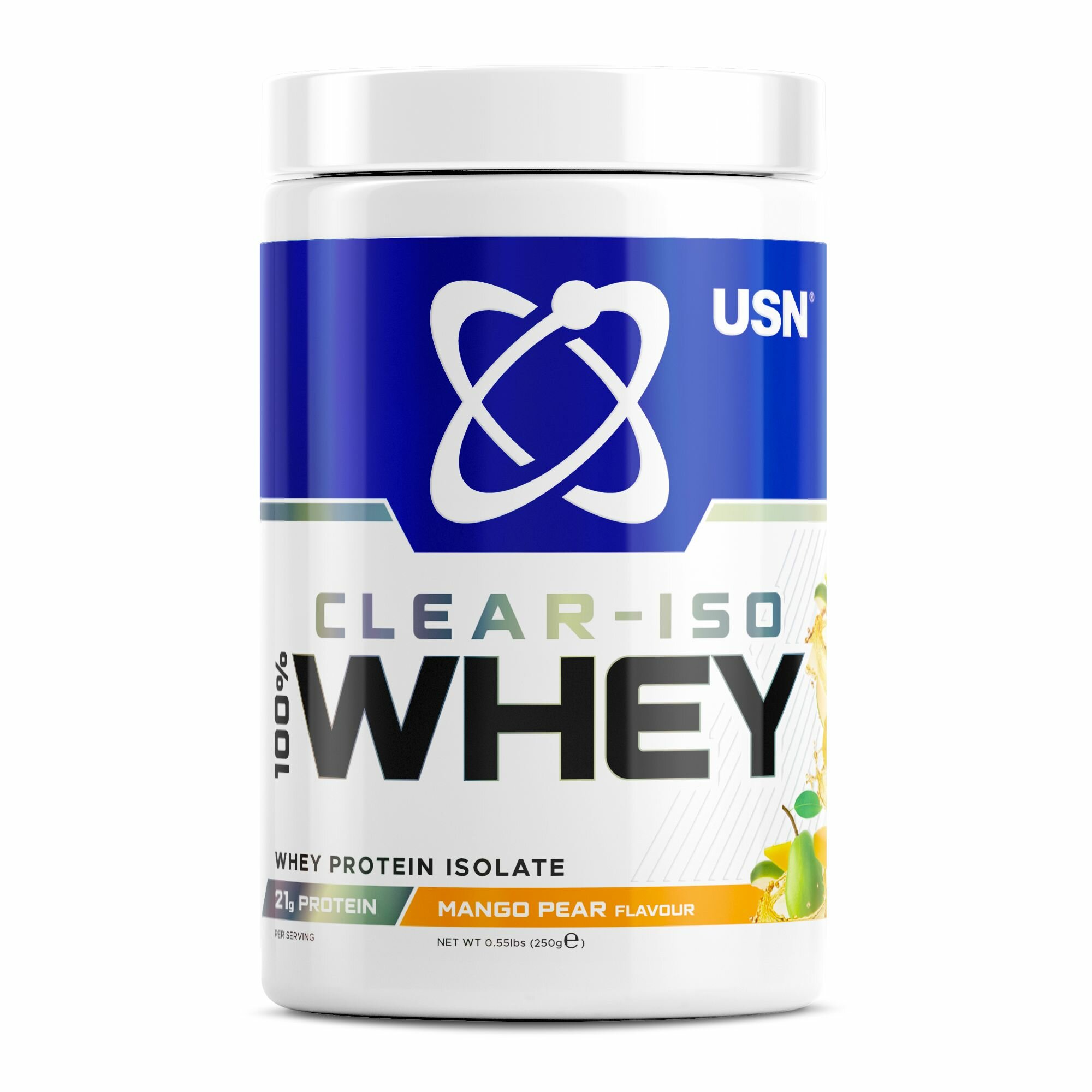 USN Протеин Clear-Iso 100% Whey Mango Pear, 250 гр Манго-груша