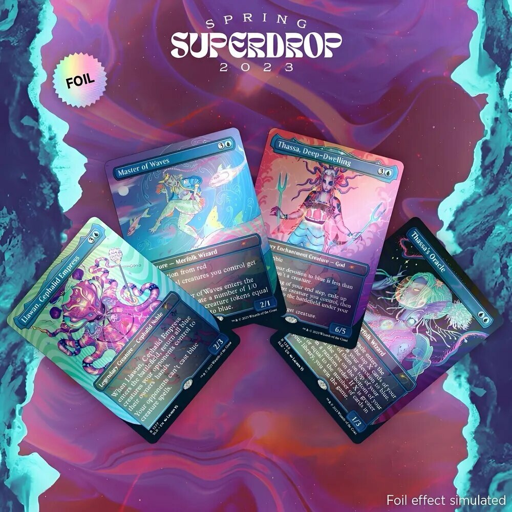 MTG: Secret Lair - Cool Ocean Breeze Foil (Английский)