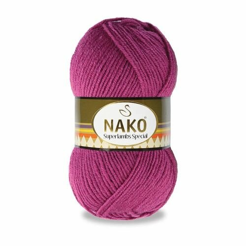 Пряжа Nako Superlambs special 1302 (5 мотков по 100г/200м) лиловый