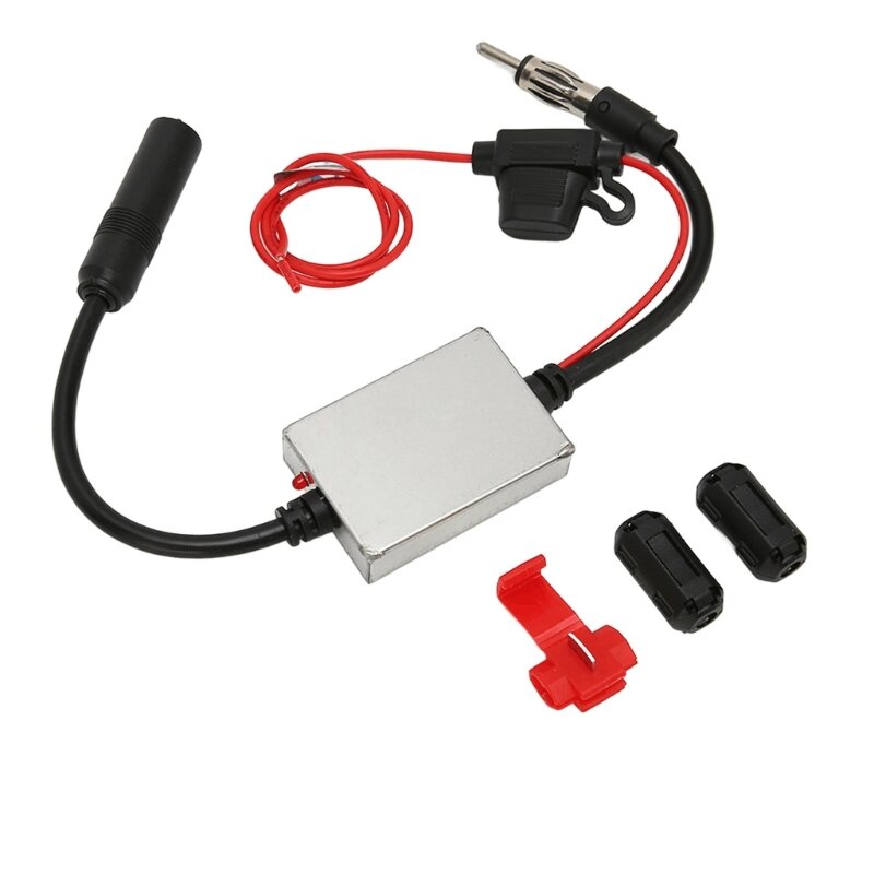 Автомобильный металлический корпус, усилитель радиосигнала, стабилизатор от 12 до 24 В