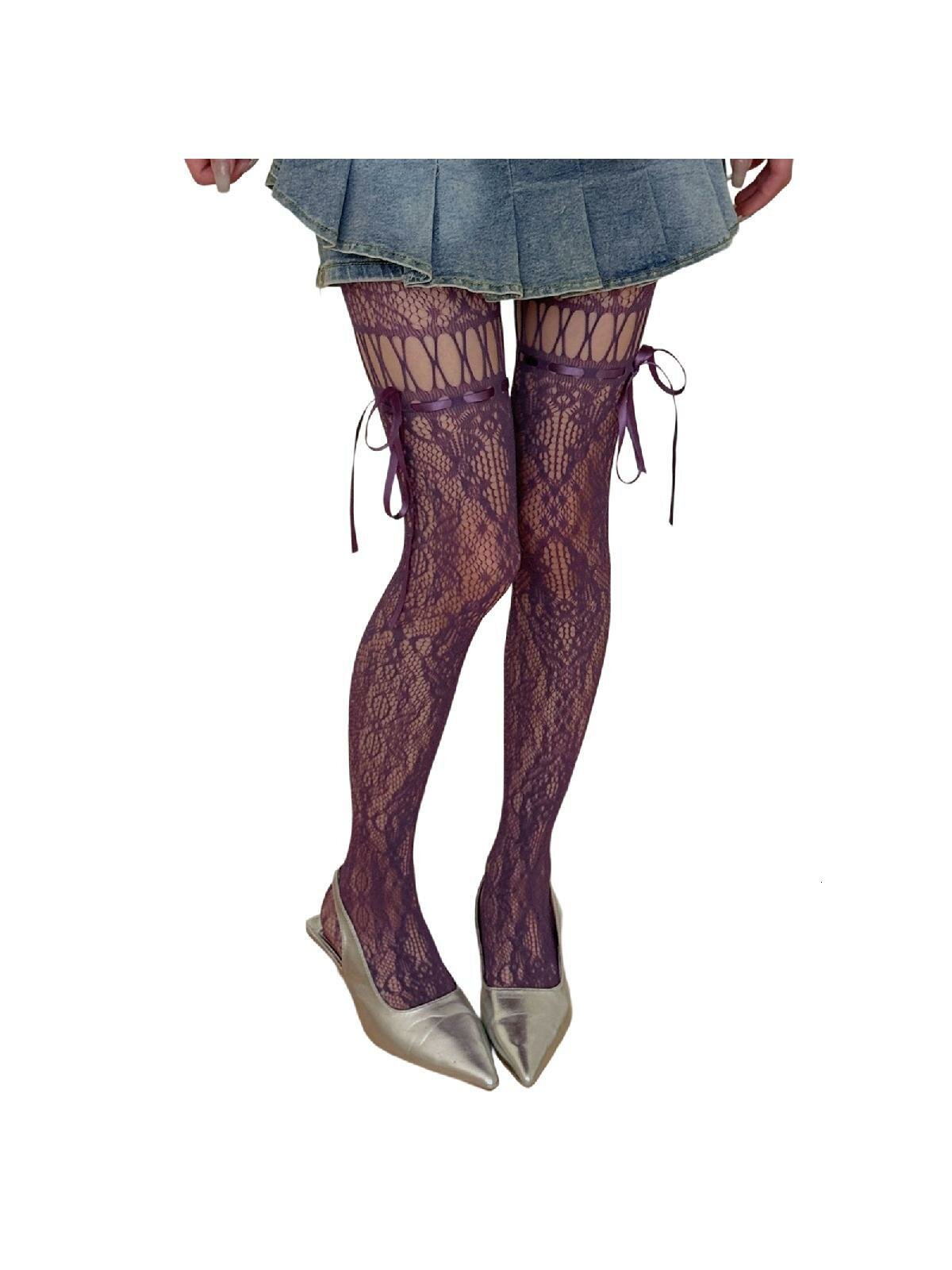 Женские колготки и чулки, Фиолетовый