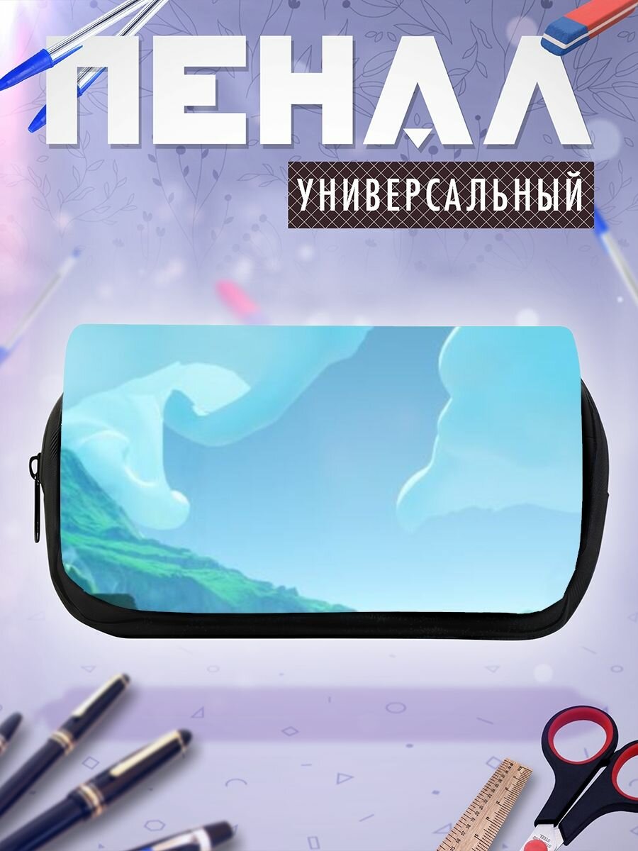 Школьный пенал пингвин природа