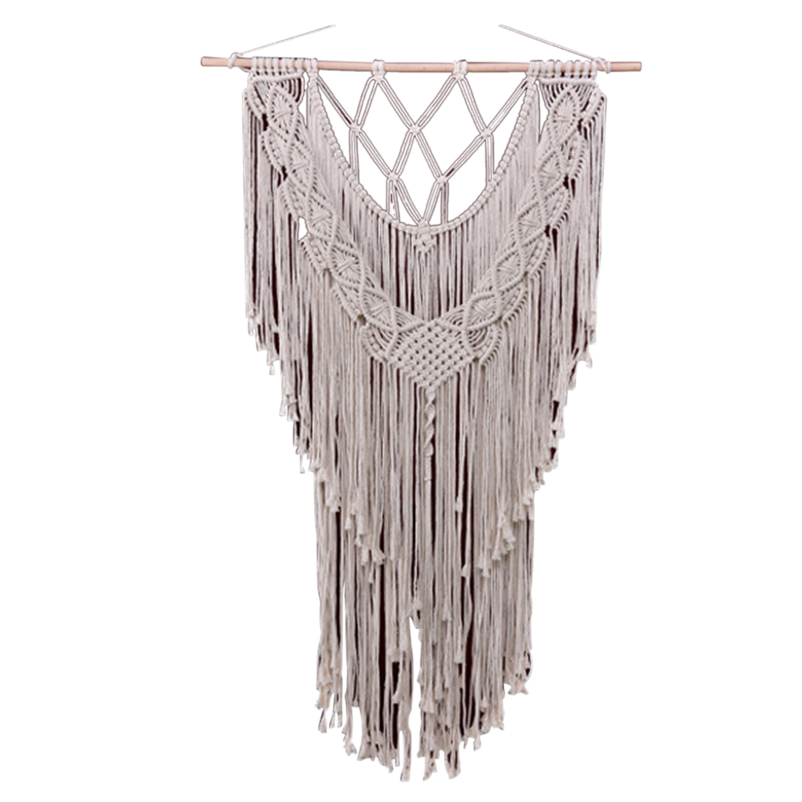 Мокраме Плетеный Тапestry Декор Стены, Бохо Тапestry, Геометрическое Искусство, Для Дома, Квартиры, Общежития, Спальни, Гостиной, Галереи, Цвет: Белый, Материал: Хлопок, Стиль: Современный, Размеры: 40*75см (Тип 1, 6, 7, 8), 35*75см (Тип 2, 4), 35*70см