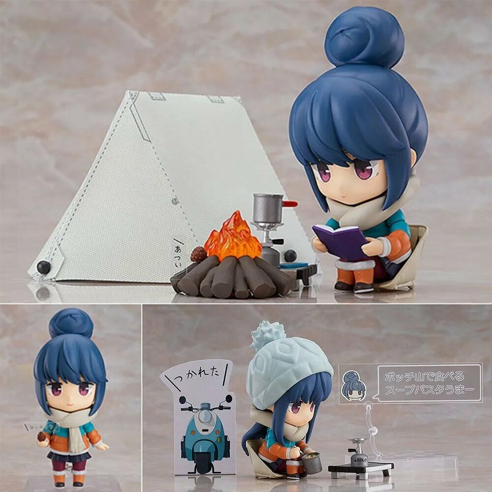 Фигурка Лагерь на свежем воздухе Рин Шима / Laid-Back Camp Rin Shima Подарки для болельщиков (10 см) 981