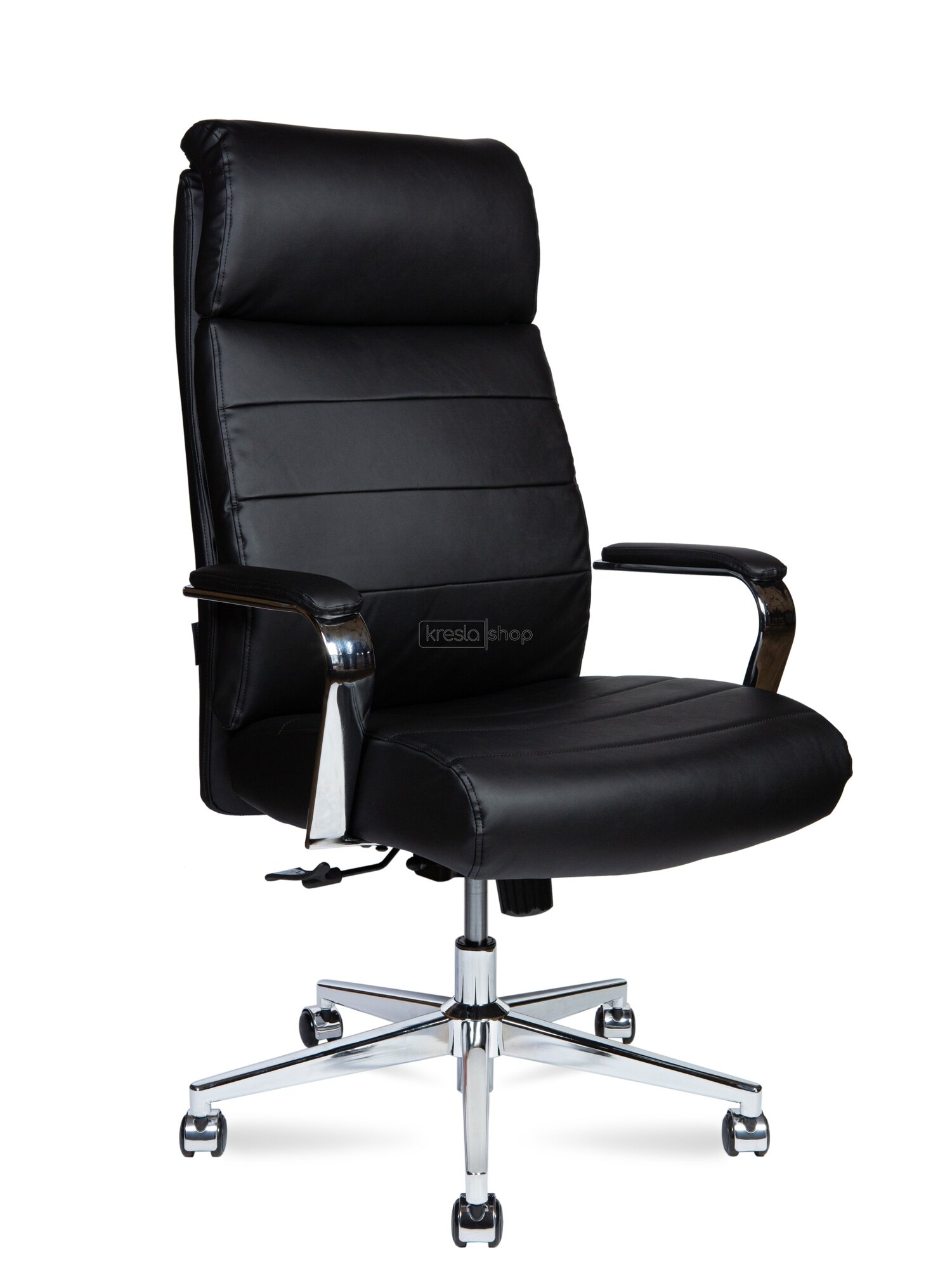 Кресло для руководителя Norden ATLANT EQ-5179H black черная премиум экокожа