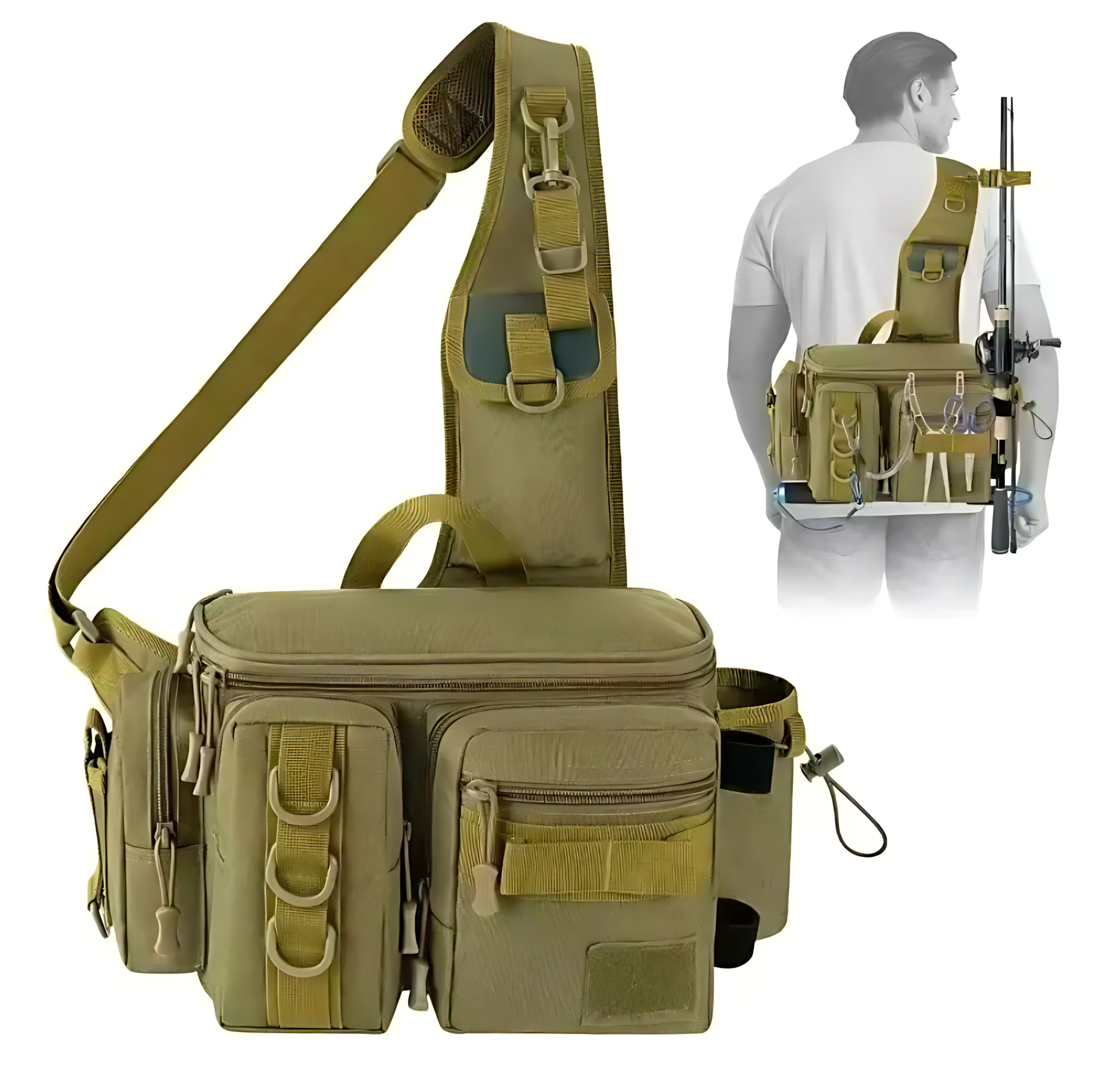 Многофункциональная сумка для рыболовных снастей Водонепроницаемая уличная