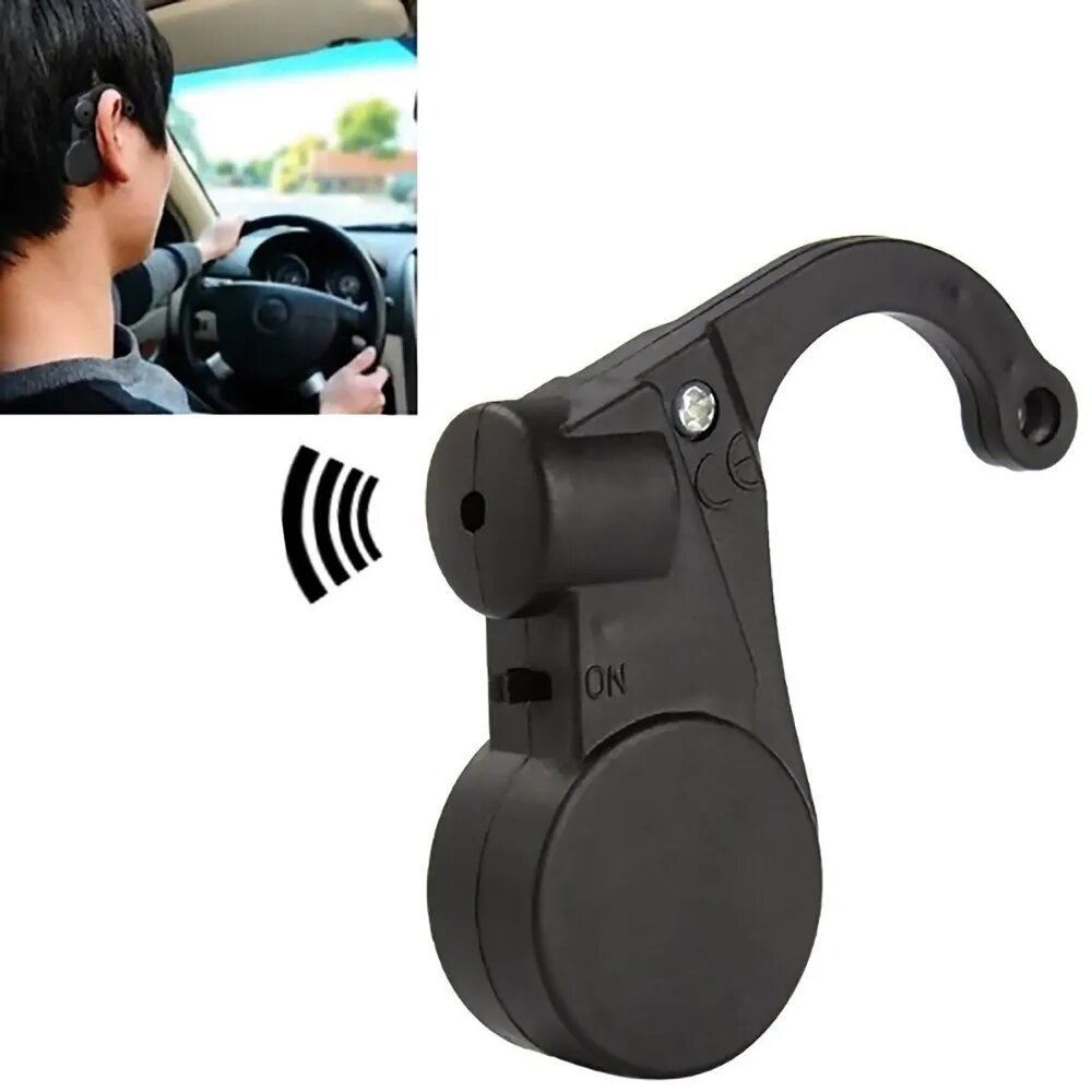 Kemei Набор аварийный для автомобиля от сна, электронный датчик положения, звуковая тревога, чёрный