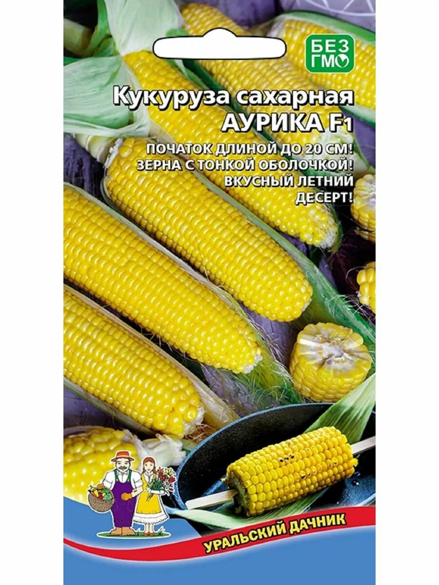 Кукуруза сахарная Аурика цв. п 5г Уральский дачник