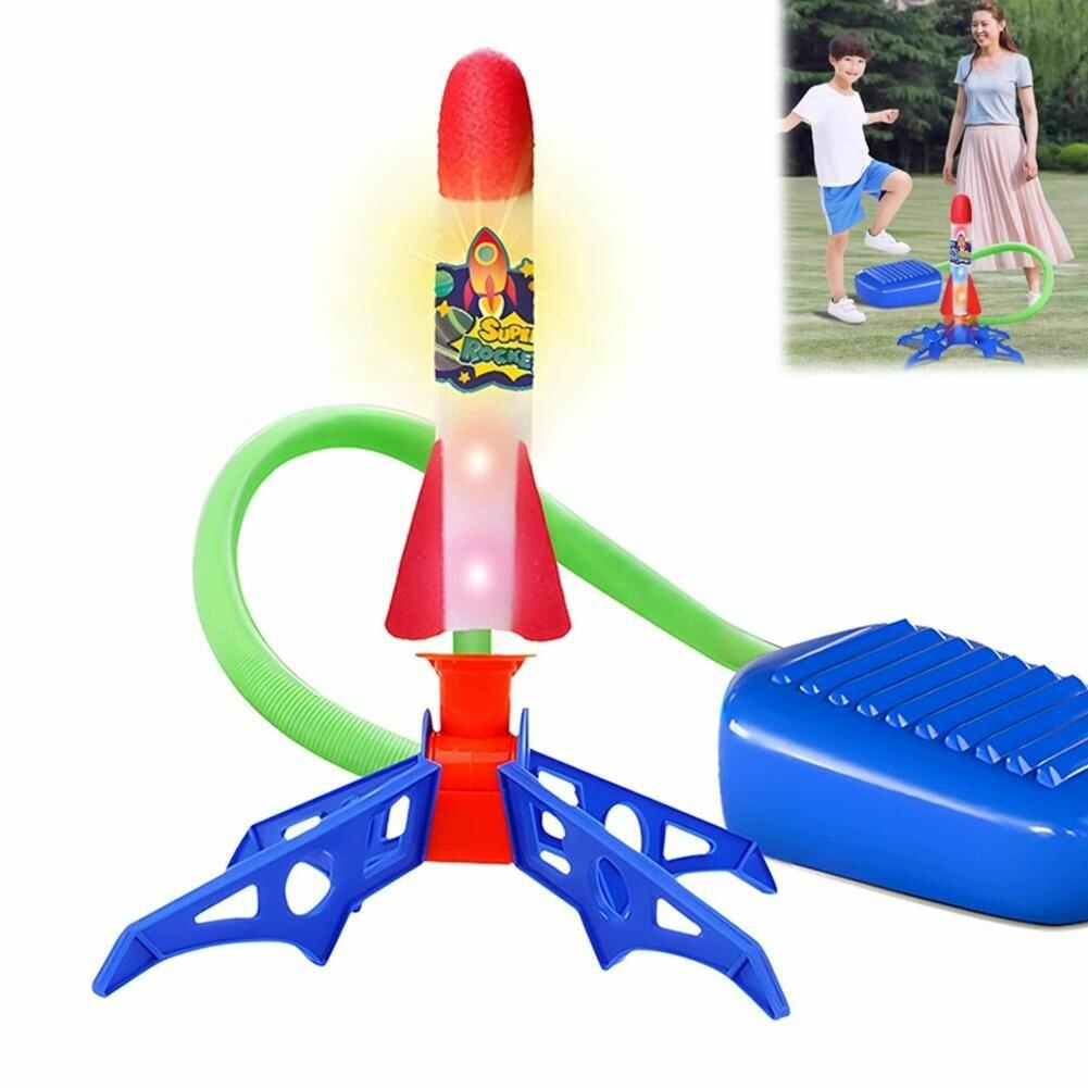 Игрушка-ракета с запуском и подсветкой