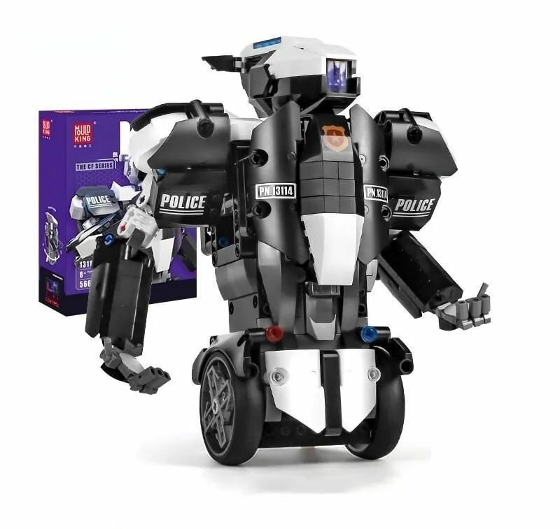 Конструктор Mould King 13114 "Робот-полицейский с ДУ", 495 деталей