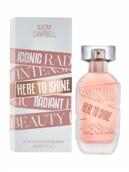 Туалетная вода Naomi Campbell "Here to Shine" lady, женская, 50мл