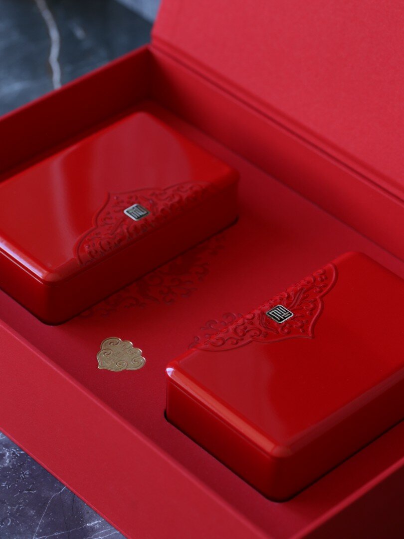 Чайный набор ЧА БАО №7 "Долголетие", улун и красный чай, 2 баночки