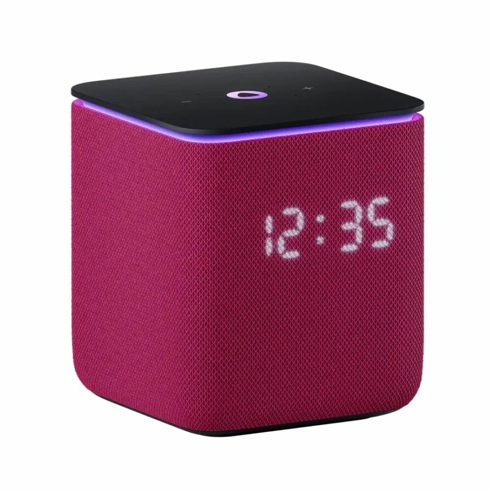 Умная колонка Яндекс Станция Миди, малиновый