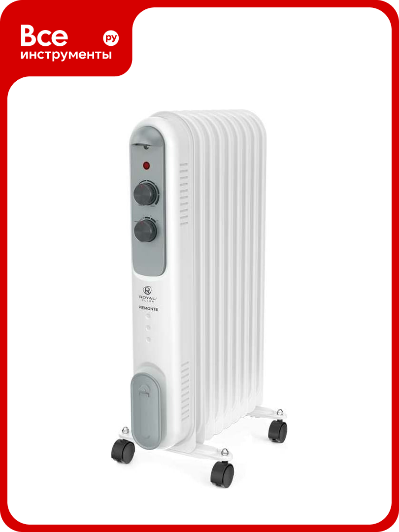 Масляный радиатор Royal Clima PIEMONTE ROR-P9-2000M
