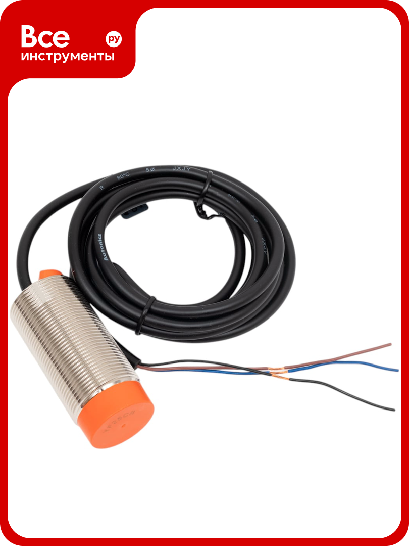 Емкостной датчик приближения Autonics CR30-15DP, PNP но, 3-пр, 2м, 12-24В, артикул