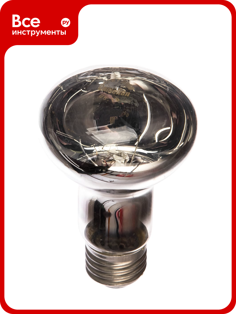 Зеркальная электрическая лампа накаливания MIC Camelion 40/R63/E27, 8979