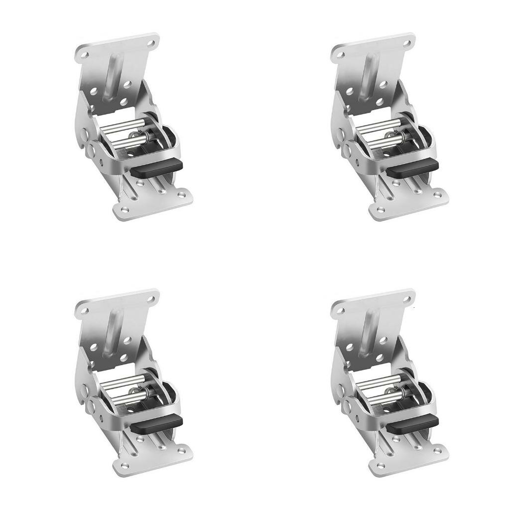 4 шарнира с фиксацией положения, Цвет никеля