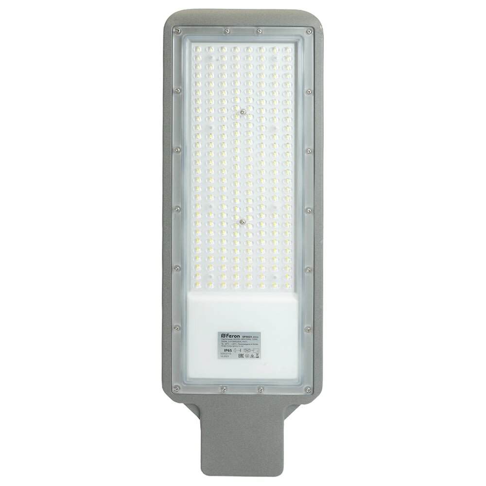 Светодиодный уличный консольный светильник FERON sp3023 120w 5000k 230v, серый, 48966
