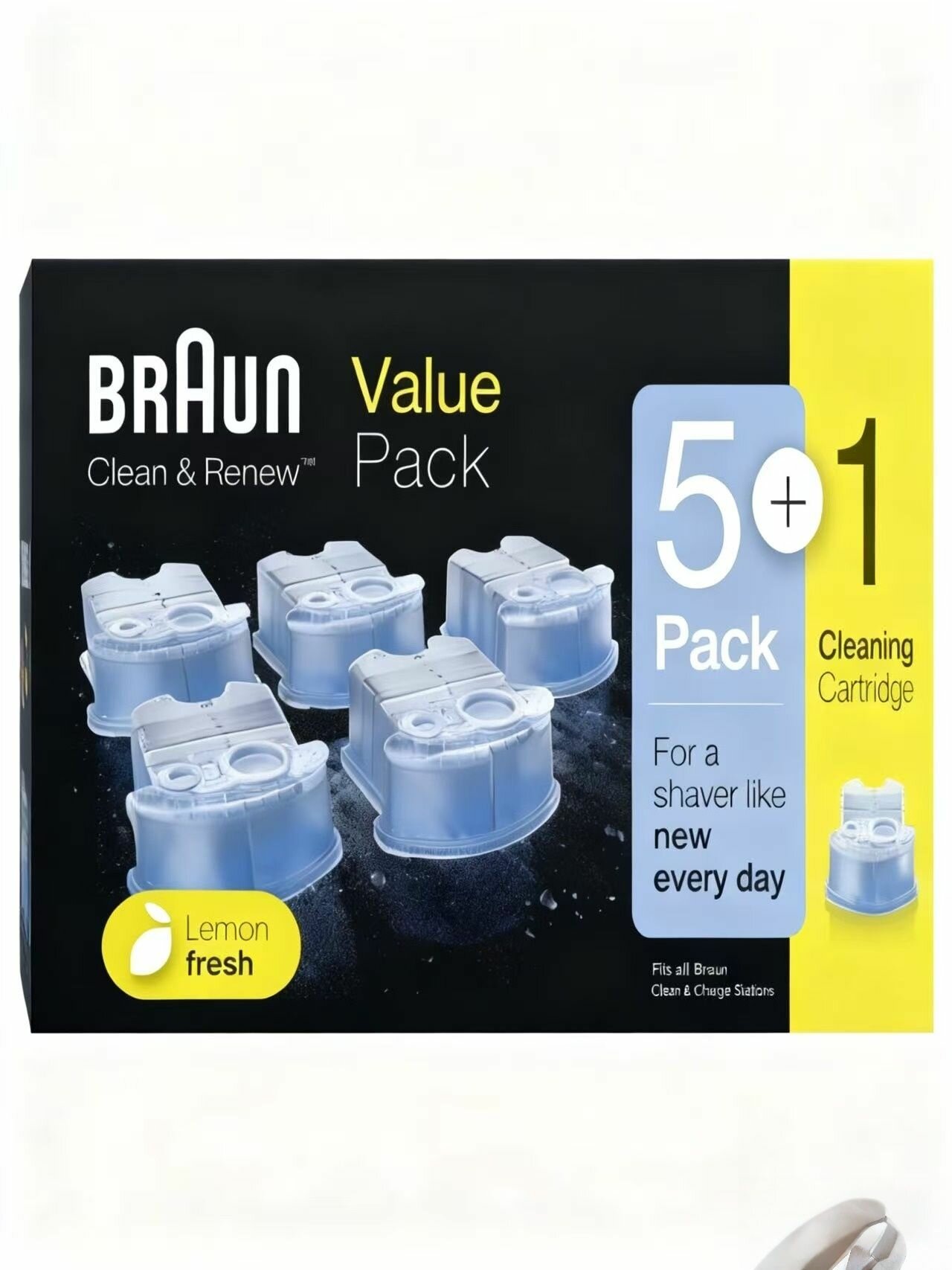 Картридж для бритв Braun CCR5+1 Clean, 6 шт. сменные картриджи набор 6 штук для электробритв
