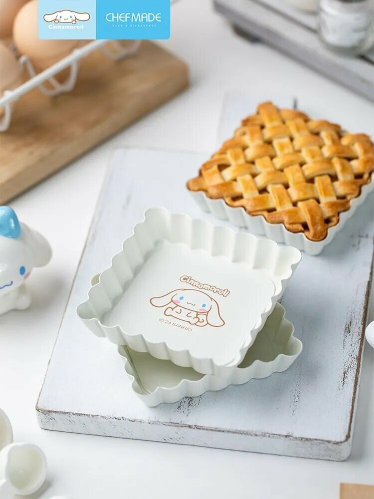 CHEFMADE Форма для выпечки, Квадратная, 10.1 см x 10.1 см, 4 шт