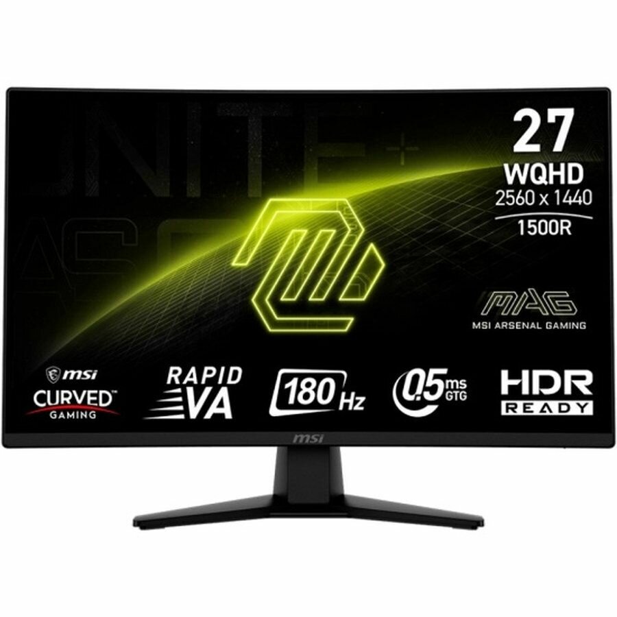 27" Монитор MSI MAG 274QPF X30MV (9S6-3CF09H-028) черный - 2560x1440 2K@180Гц, VA, 0,5 мс, 5000:1, 300 кд/м2, 178/178, DisplayPort, HDMI
