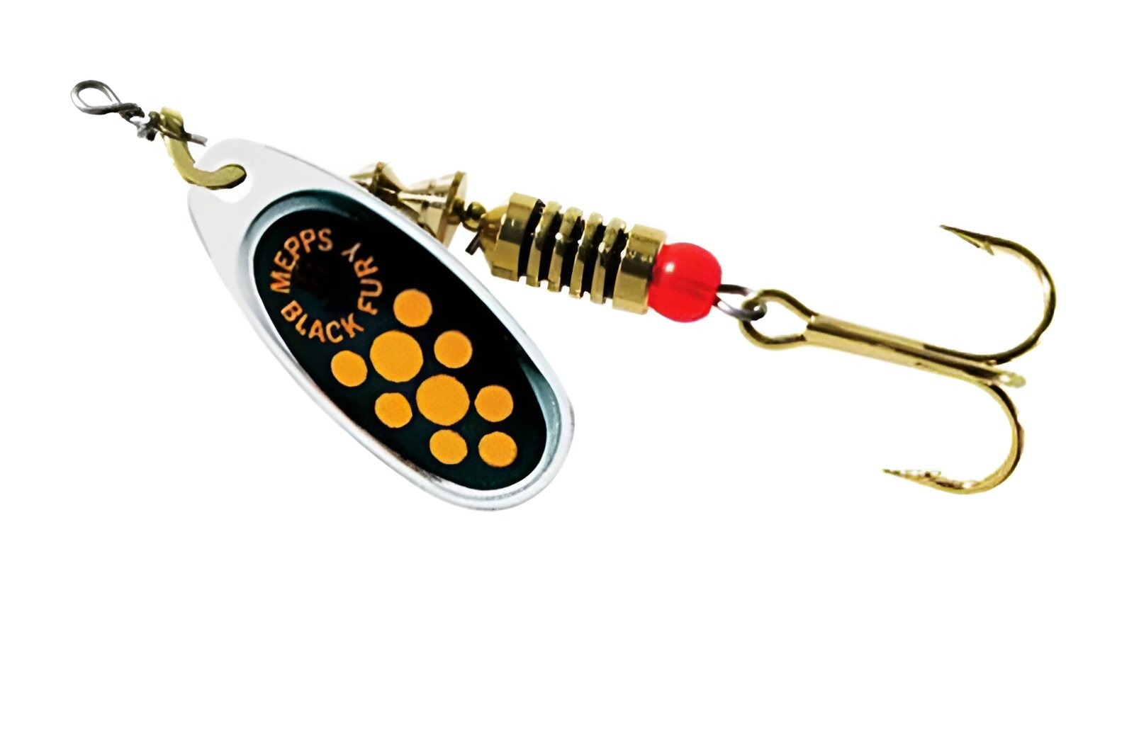 Блесна вращающаяся Mepps "BLACK FURY" 3, SILVER/Yellow, 1 шт.