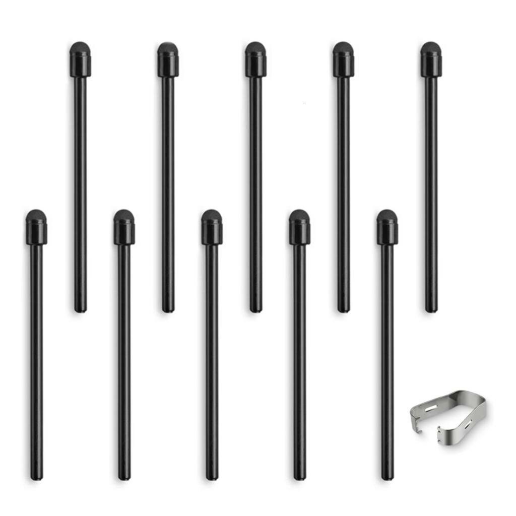 Гладкие стержни для ручки с мягким наконечником, 10 наконечников для пера