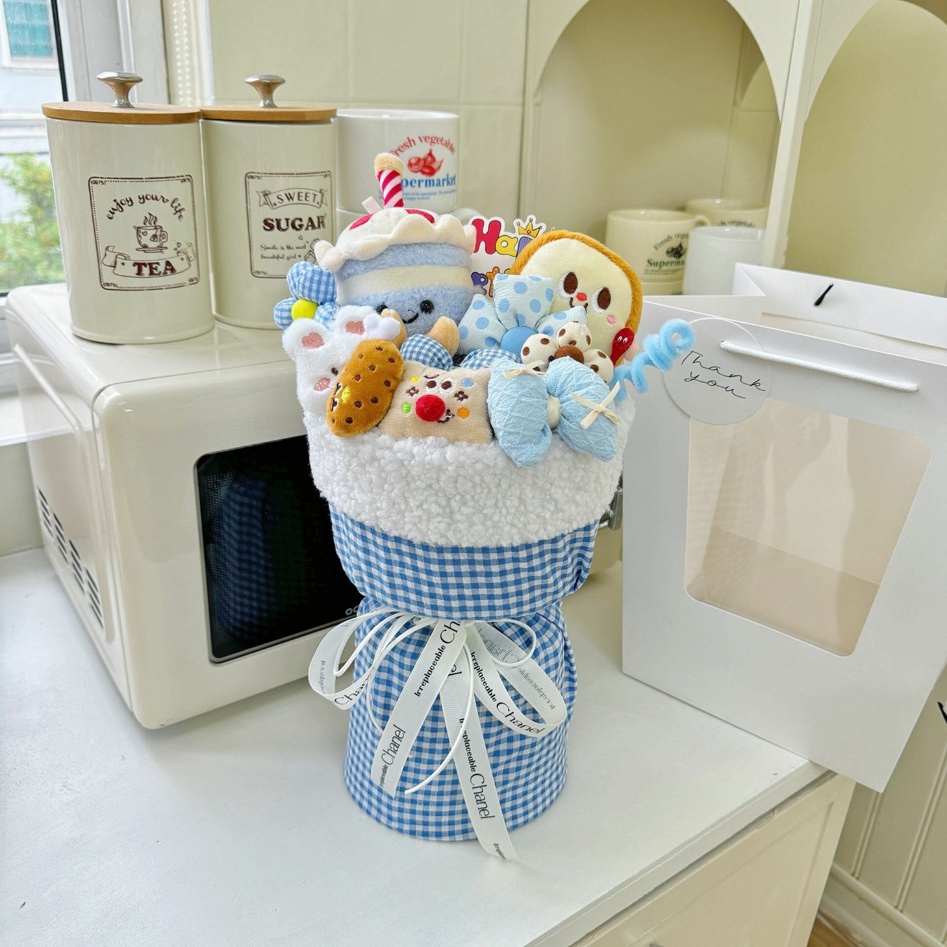 Романтические готовые букеты из плюшевых цветов к Международному женскому дню, милые плюшевые цветы, подарки на день рождения, подарки на выпускной для лучших подруг или девушек.