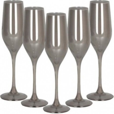 Бокал для шампанского Luminarc Селест Сияющий графит P1564 6шт 160мл