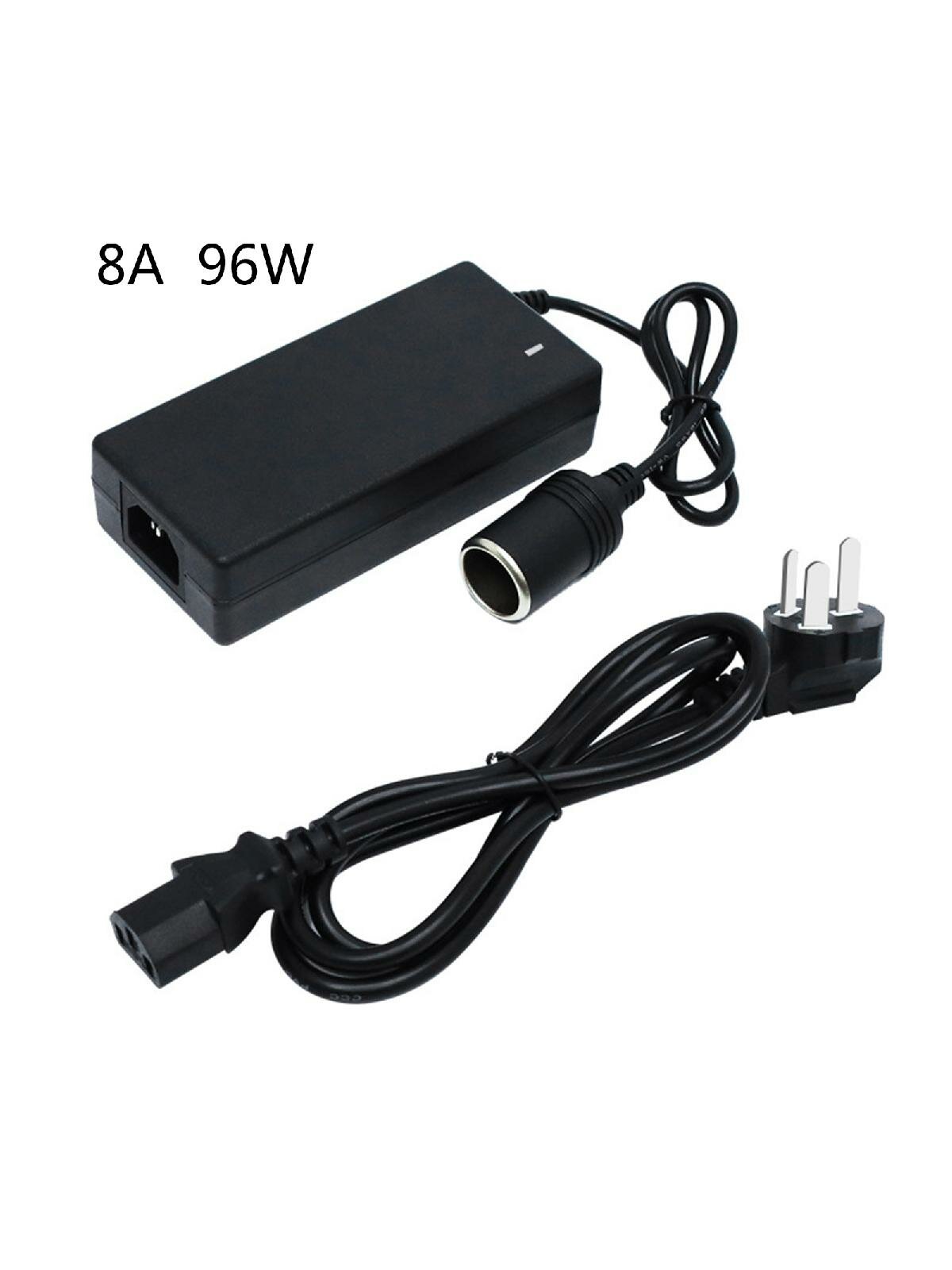 Автомобильные преобразователи мощности от 220 В до 12 В 6A 60 Вт/8A 96 Вт Адаптер питания прикуривателя