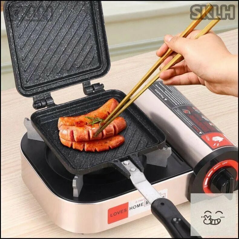 Вафельница mzm-20251226151823355, белый, черный матовый