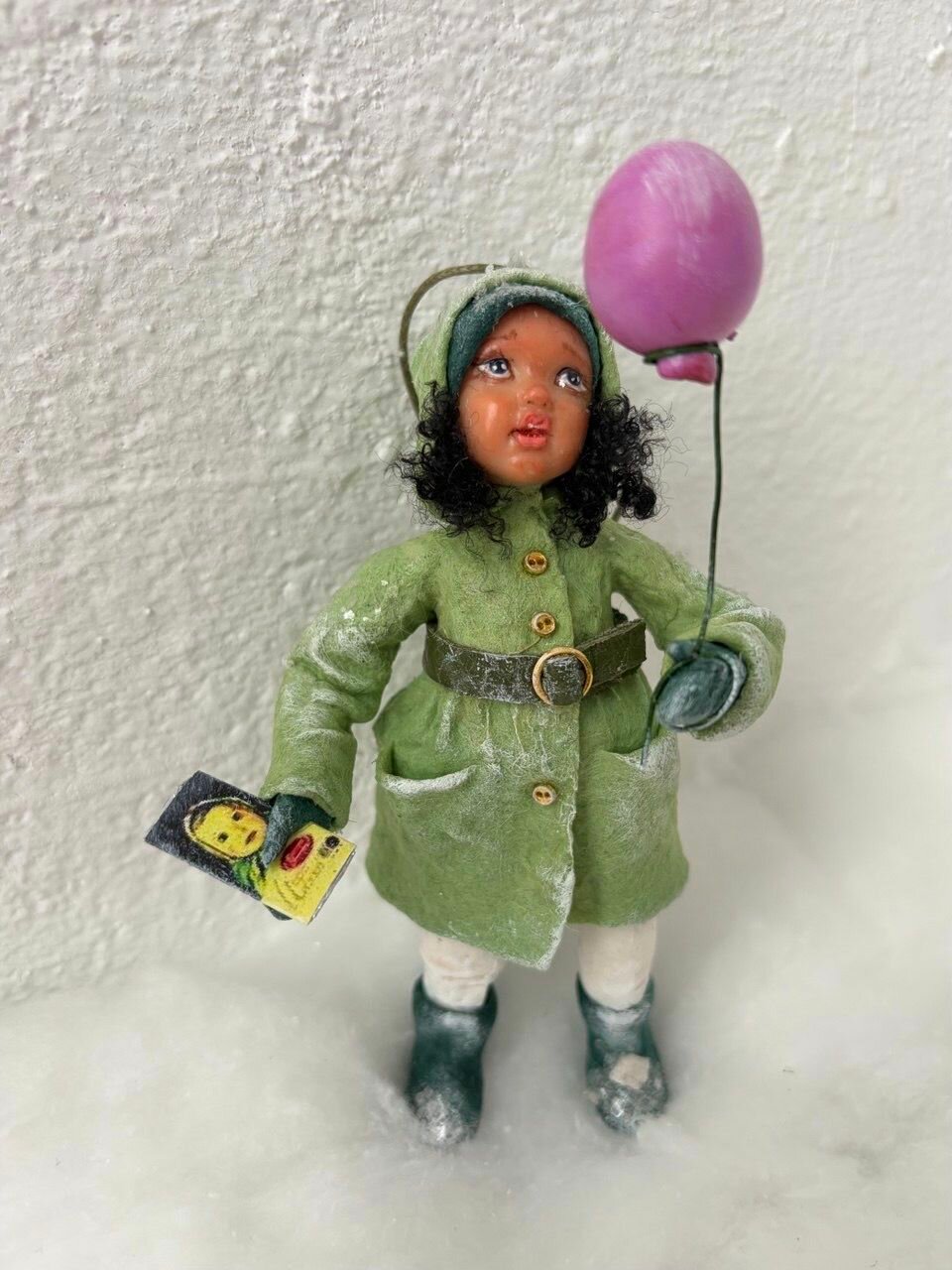 Ватная игрушка новогодняя