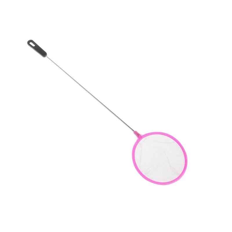 Аквариумная сетка для ловли рыбы круглая толстая рыбы-маленький размер (случайный цвет)