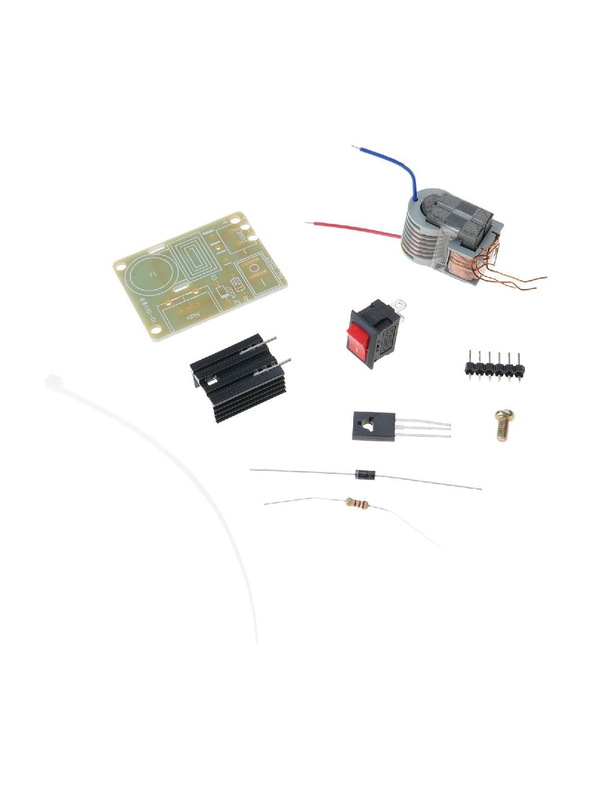 15 КВ высокочастотный постоянный ток высокого напряжения DIY kit U-образный трансформатор 3,7 В