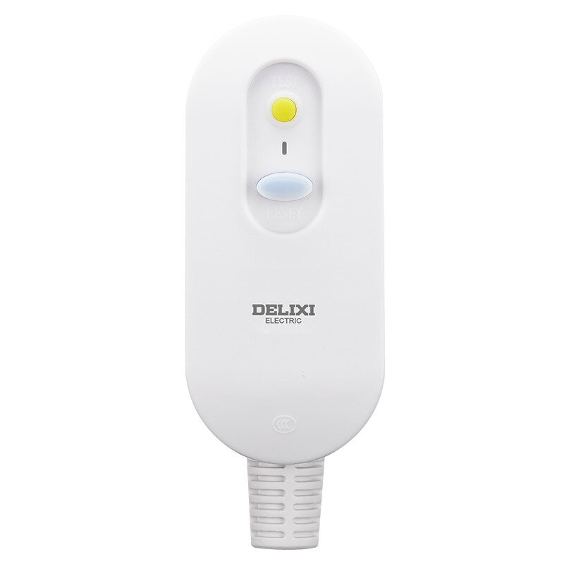 Защитный вилка Delixi с выключателем для защиты от утечки тока для водонагревателя и кондиционера 16A 10A