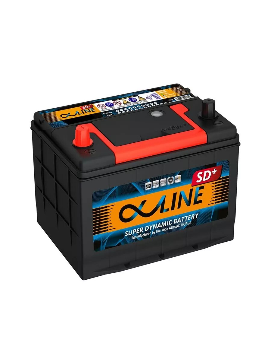 Аккумулятор ALPHALINE SD 85D23R 12V 70Ач прям. пол.