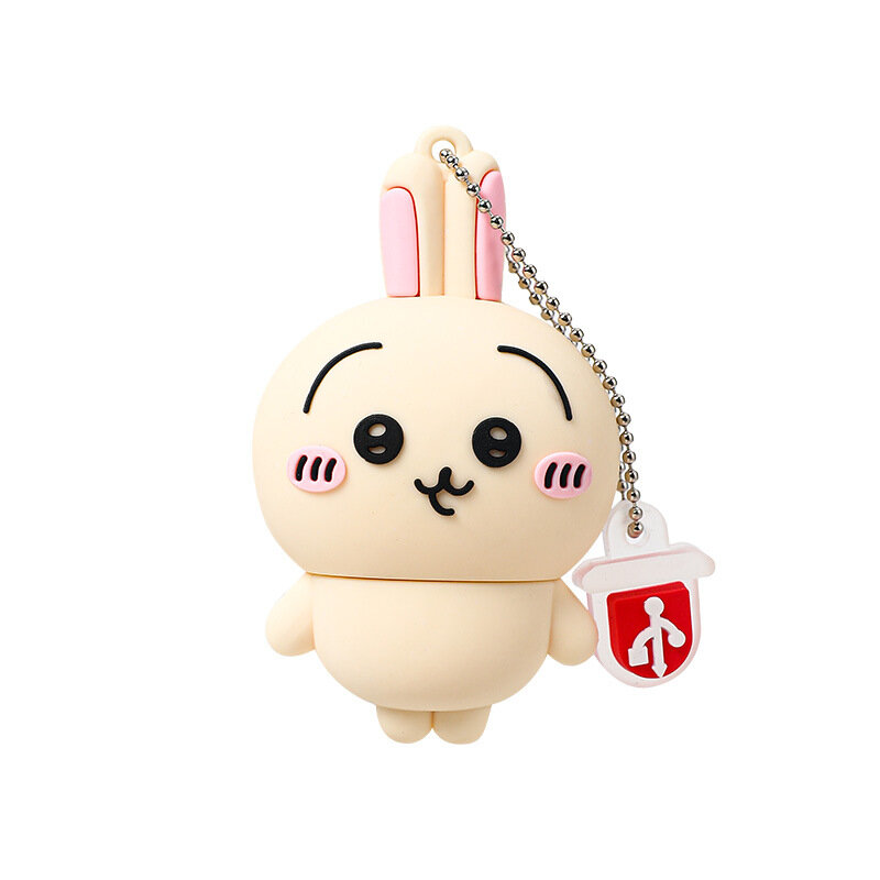 Японская флешка Chiikawa Giiikawa, USB флешка Little Eight Usagi, мультяшная USB флешка, компьютерная флешка двойного назначения, совместного бренда