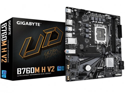 Материнская плата Gigabyte B760M H V2 (LGA1700, mATX)