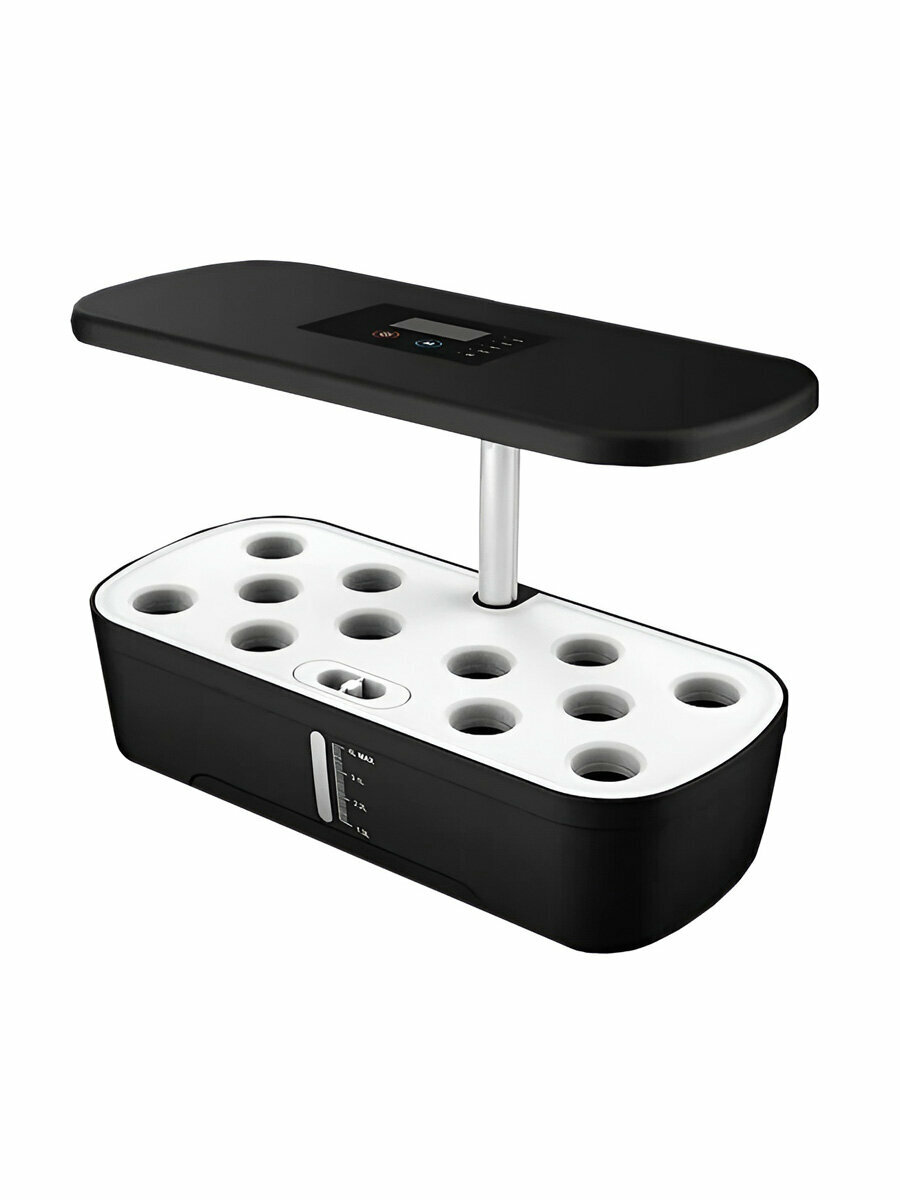 Гидропонная установка с LCD экраном на 12 растений SUNTEK Smart Farm 12 Plant Cells With LCD (SNSF012L)