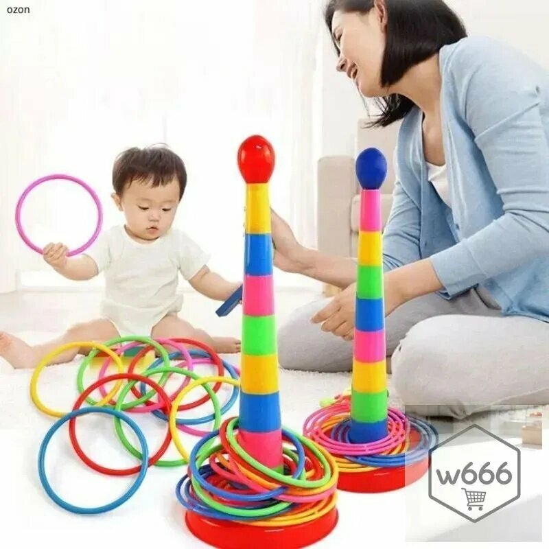 Эксклюзивный набор для игры в кольцеброс с башней и кольцами