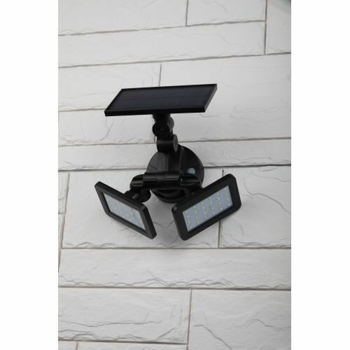 Светильник садовый фасадный ERAFS020-41 2х24LED 180лм с двумя световыми панелями солнечная батарея ЭРА Б0044489