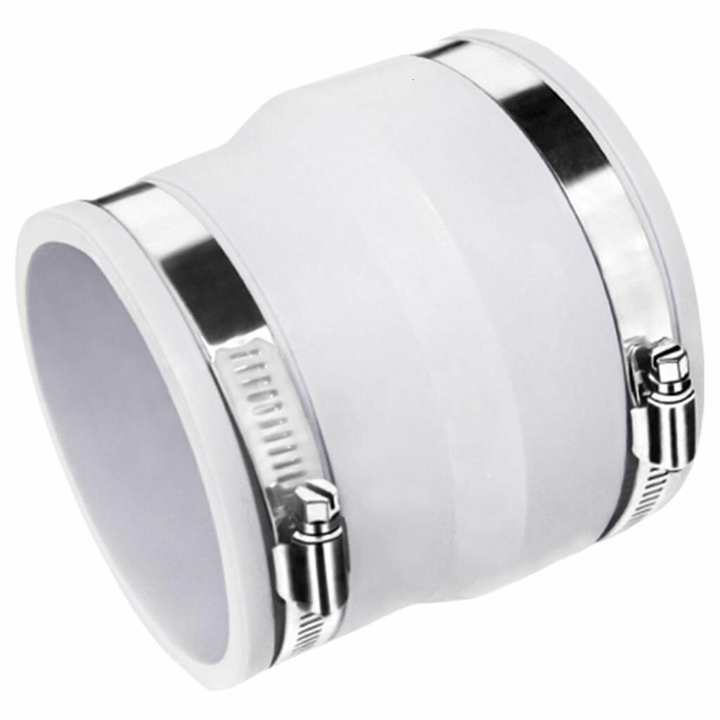 Круглый переходник на овальный с хомутом для встраиваемой сушилки, 150 становится 110