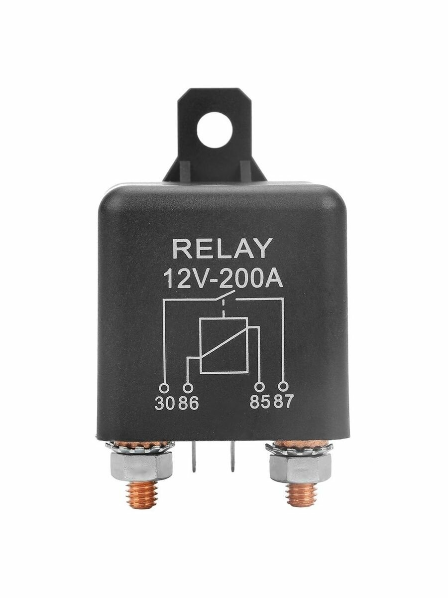 WM686 12V 4-контактное пусковое реле для тяжелых условий эксплуатации, Автомобильное реле включения / выключения RL/180 200 A
