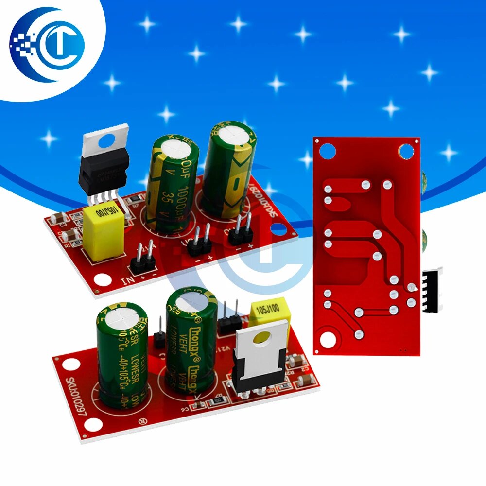 EGBO платы усилителя мощности звука LM1875 30 Вт