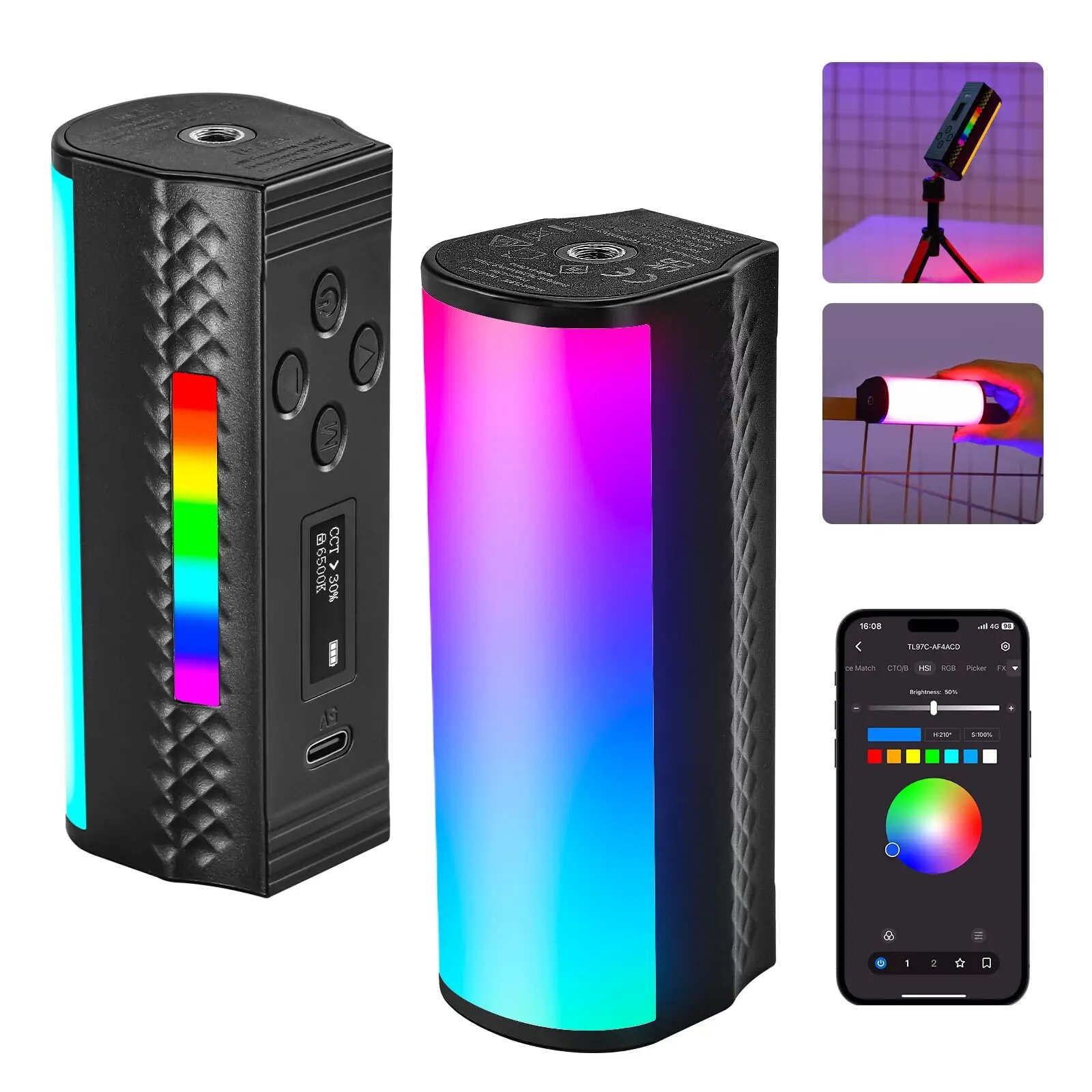 NEEWER Ручные световые палочки RGB [2 шт.]