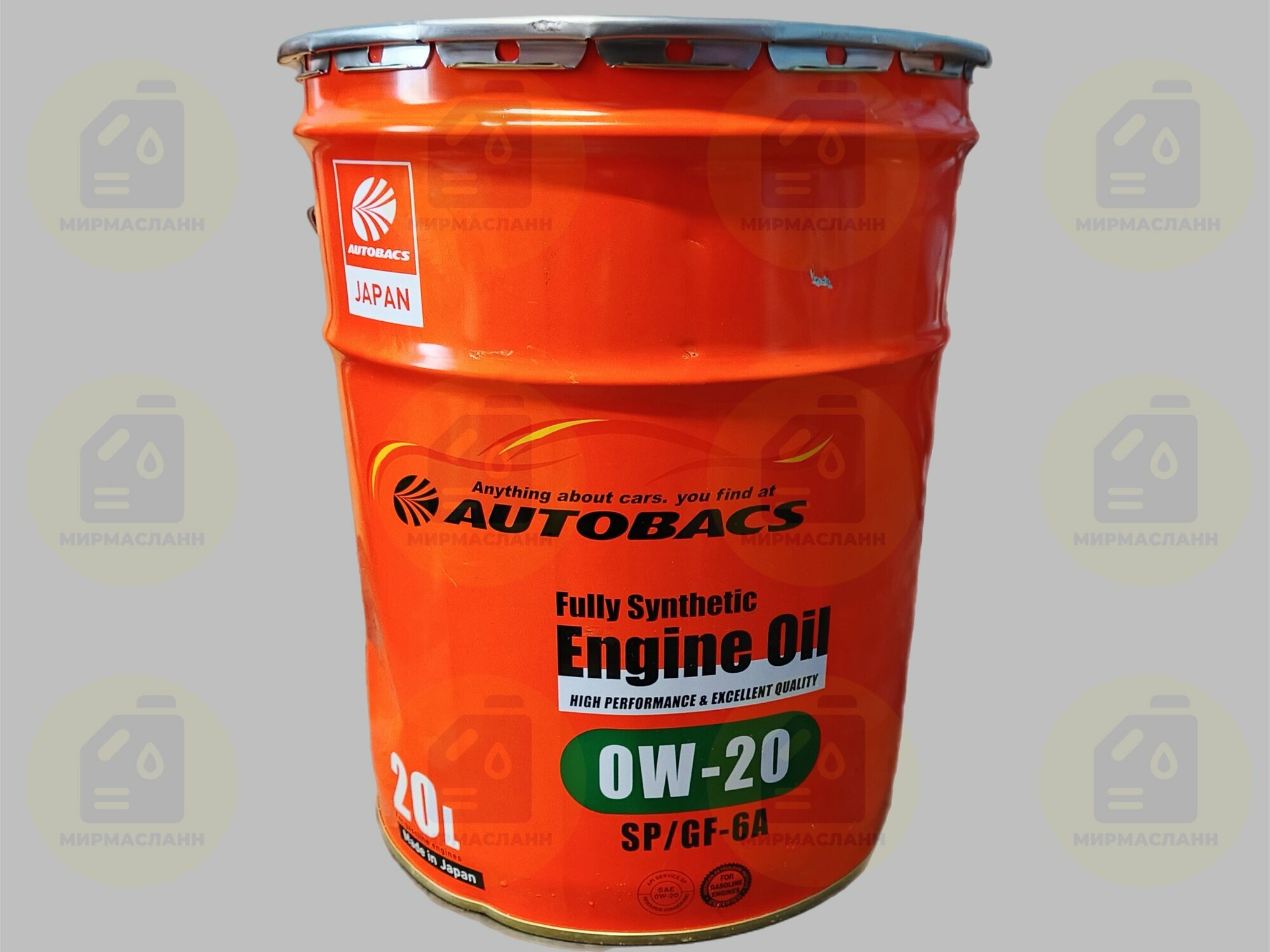 Масло моторное Autobacs 0w-20 SP GF-6A, 20 литров, синтетика