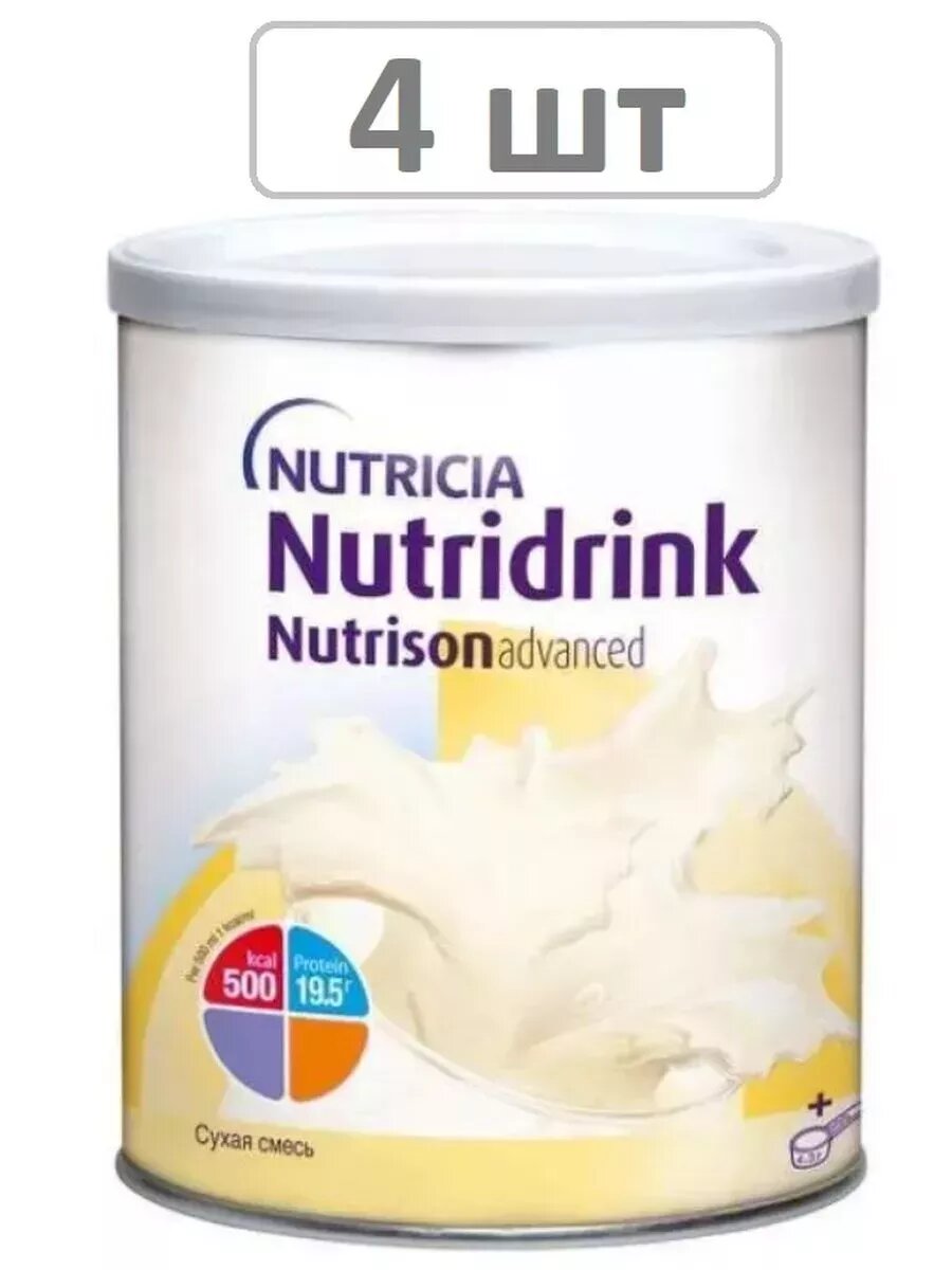 Эдванст нутридринк смесь сухая 322 гр - 4 шт