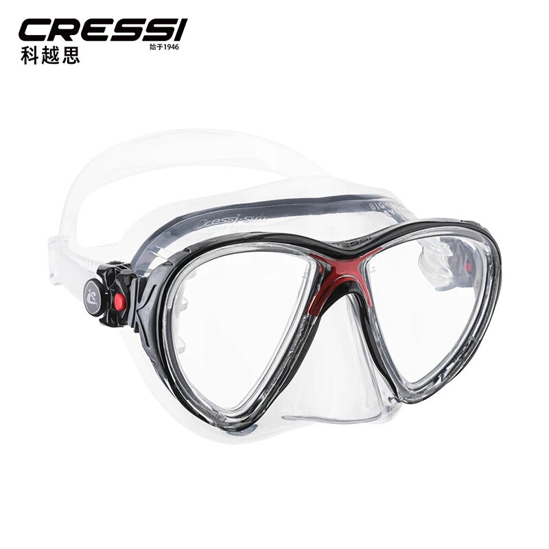 Маска для дайвинга Cressi Big Eyes Evolution Белый, CLEAR-RED
