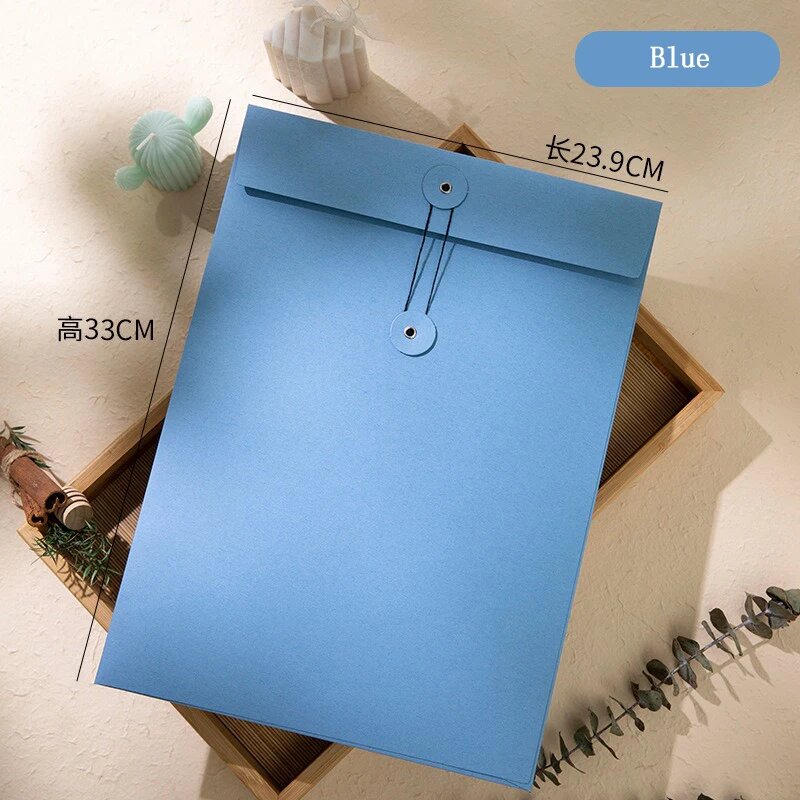 Конверты из крафт-бумаги Coupleasy 20 шт. Синий, A4 Blue